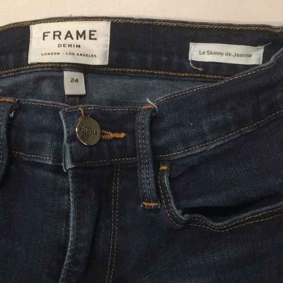 Frame Denim | Jeans | Frame Le Skinny De Jeanne Jeans Raw Step Hems ...